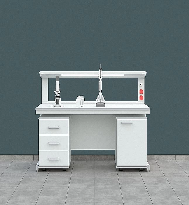 Стол лабораторный с полкой Simple Pro ЛК-1200 СМ – купить в интернет-магазине LABSPACE