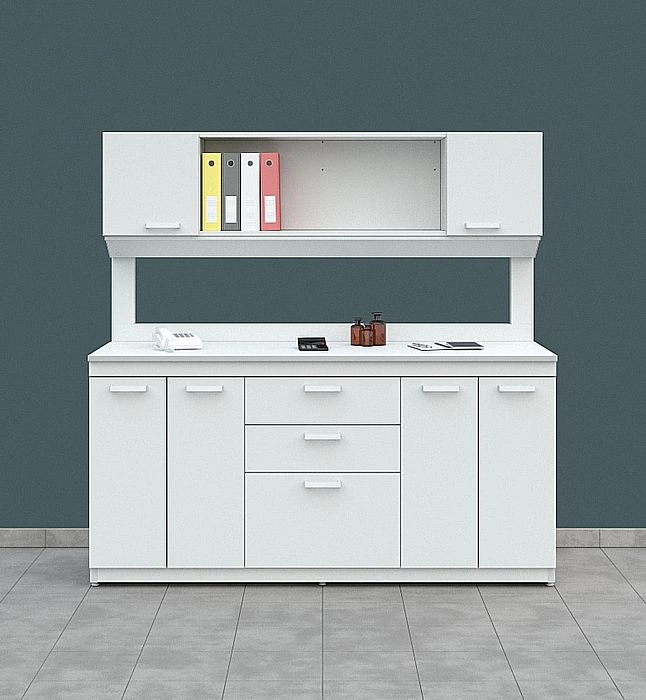 Стол лабораторный с шкафом-надстройкой Simple Pro ЛК-1200 СН (ЛДСП) – купить в интернет-магазине ...