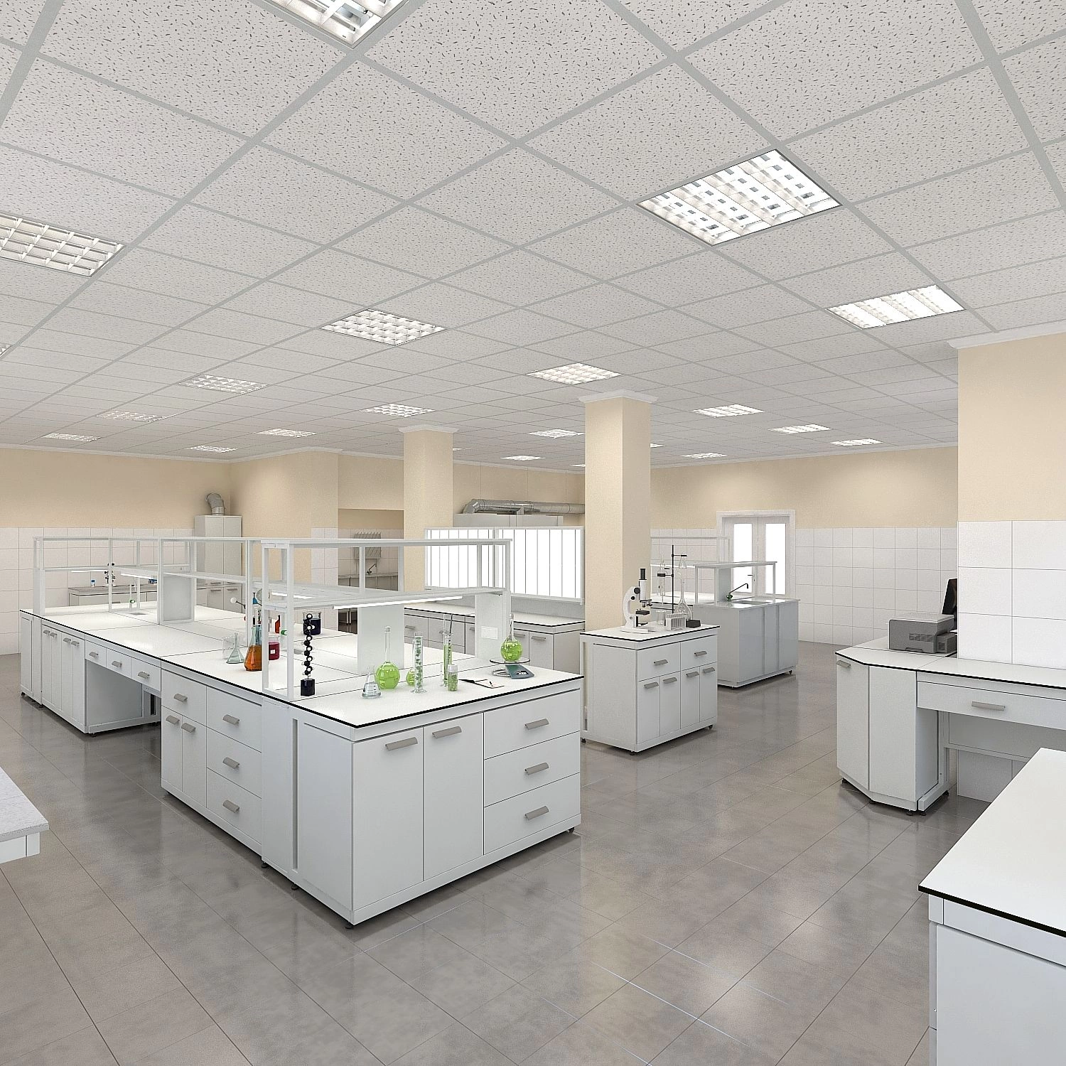 Стол лабораторный химический (с тех. приставкой) Simple Pro ЛК-900 СПТ – купить в интернет ...