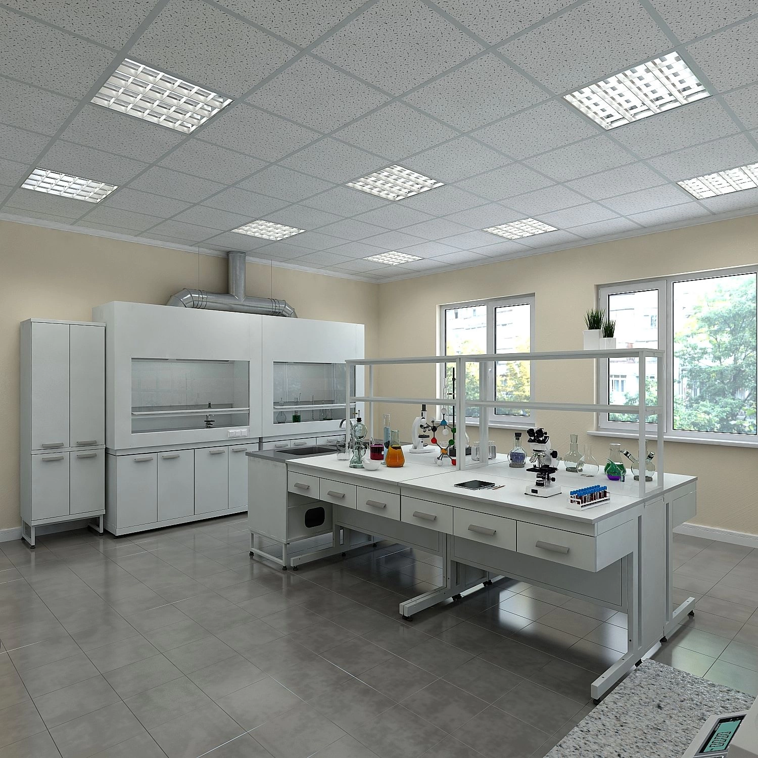 Стол островной Simple Pro ЛК-1200 СО – купить в интернет-магазине LABSPACE