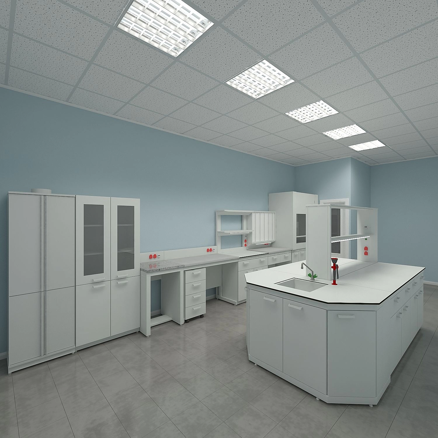 Шкаф для реактивов кислотостойкий Simple Pro ЛК-600 ШРП – купить в интернет-магазине LABSPACE