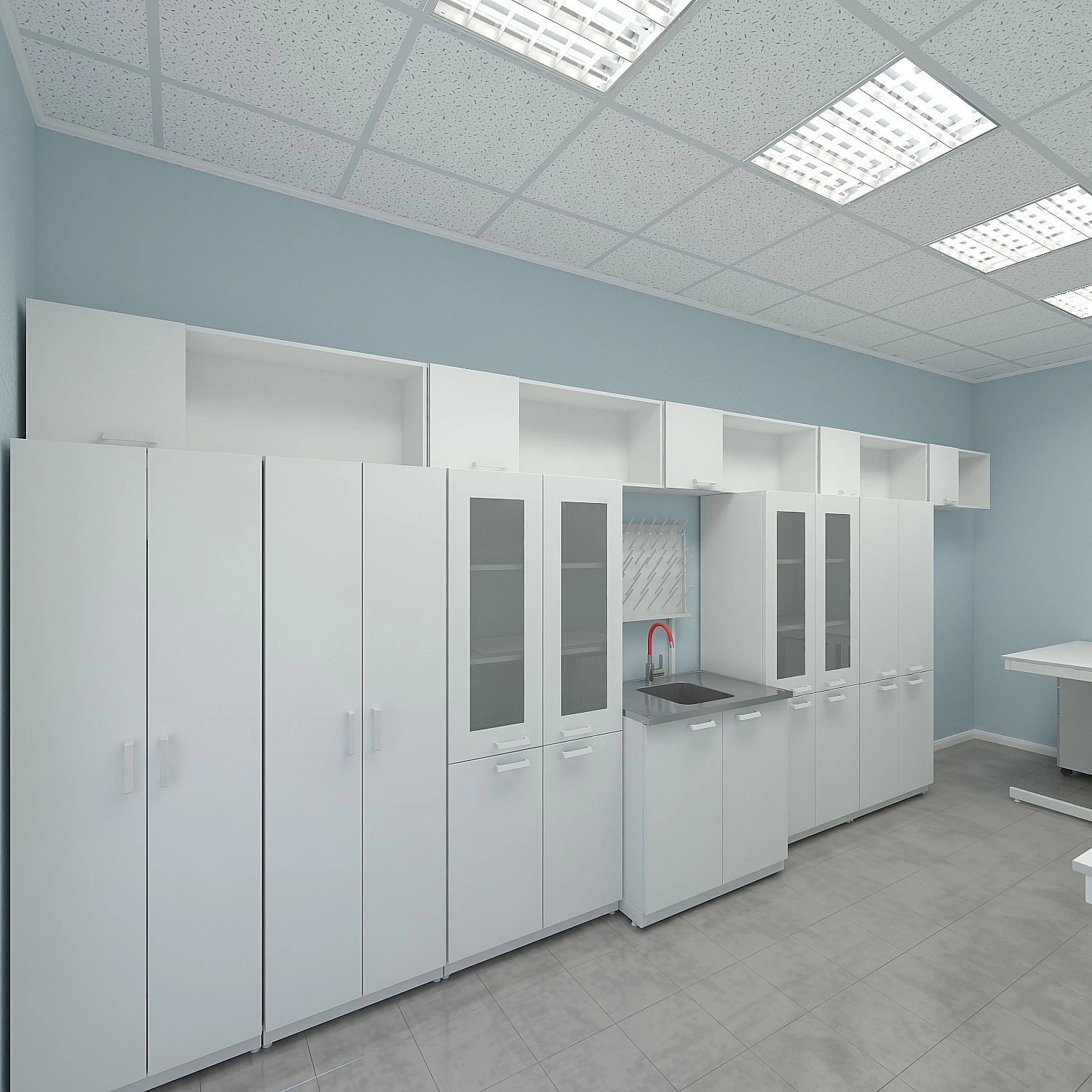 Шкаф навесной Simple Pro ЛК-900 ШН – купить в интернет-магазине LABSPACE