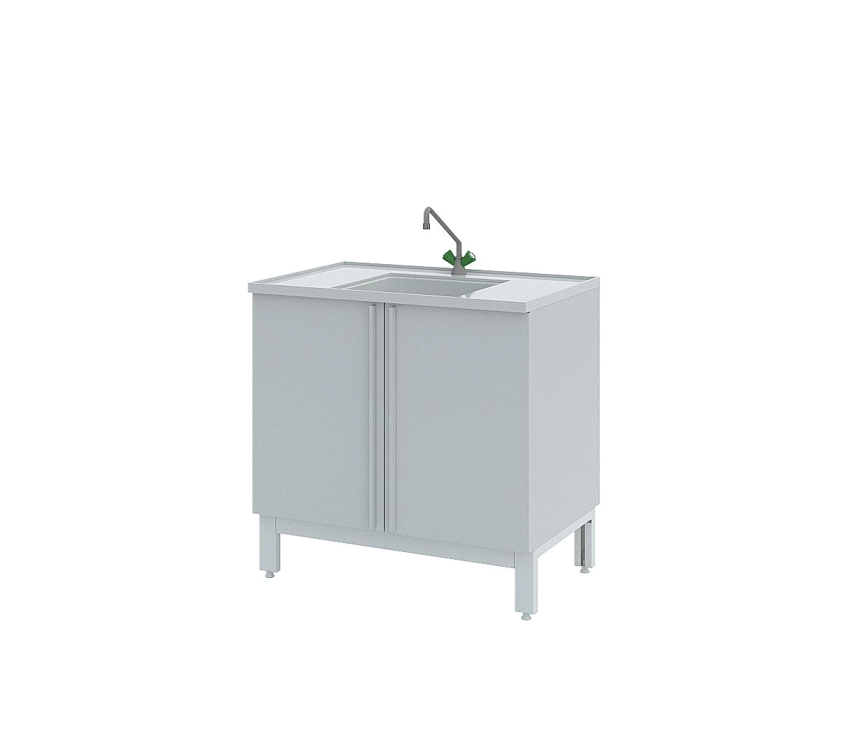 Мойки лабораторные химические Simple Pro ЛК-600 СМС-ПВ (1 раковина, 1 смеситель) – купить в ...