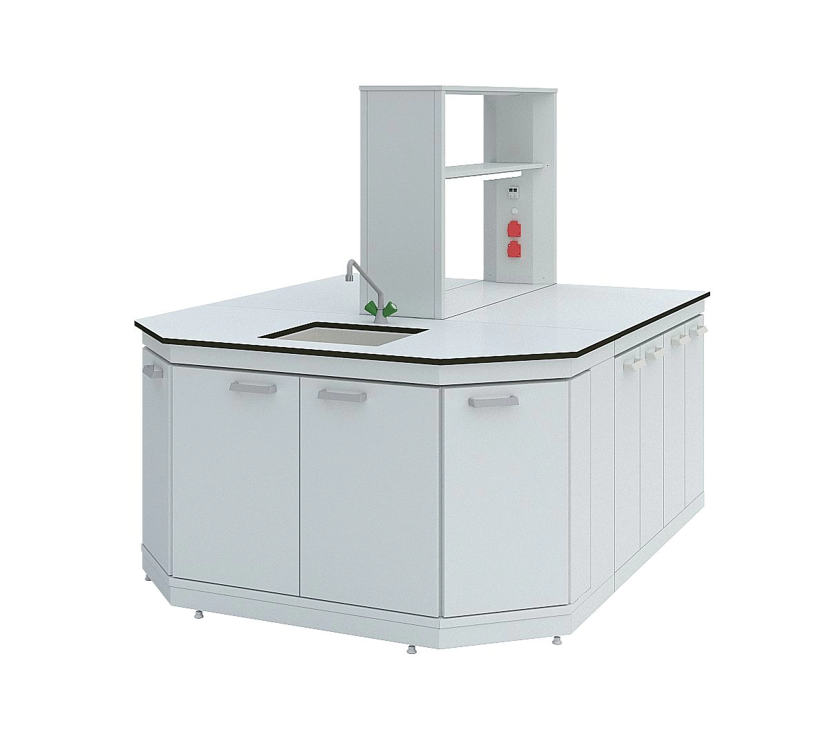 Столы-мойки торцевые Simple Pro ЛК-1500 СМС-Д (корпус - полипропилен) – купить в интернет ...