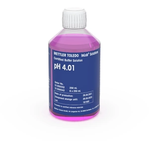 Буферный раствор pH METTLER TOLEDO Certified buffer pH 4.01, 250mL ...